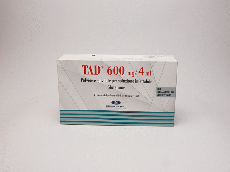 Tad Glutatione 600mg-4ml (10 fiole ) - Vitamine Shop